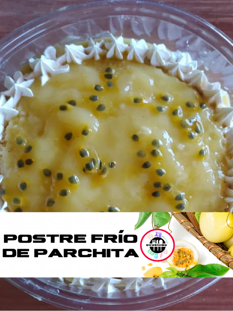 02 Curso de Postre Frio Parchita | PDF | Postres | Cocina occidental