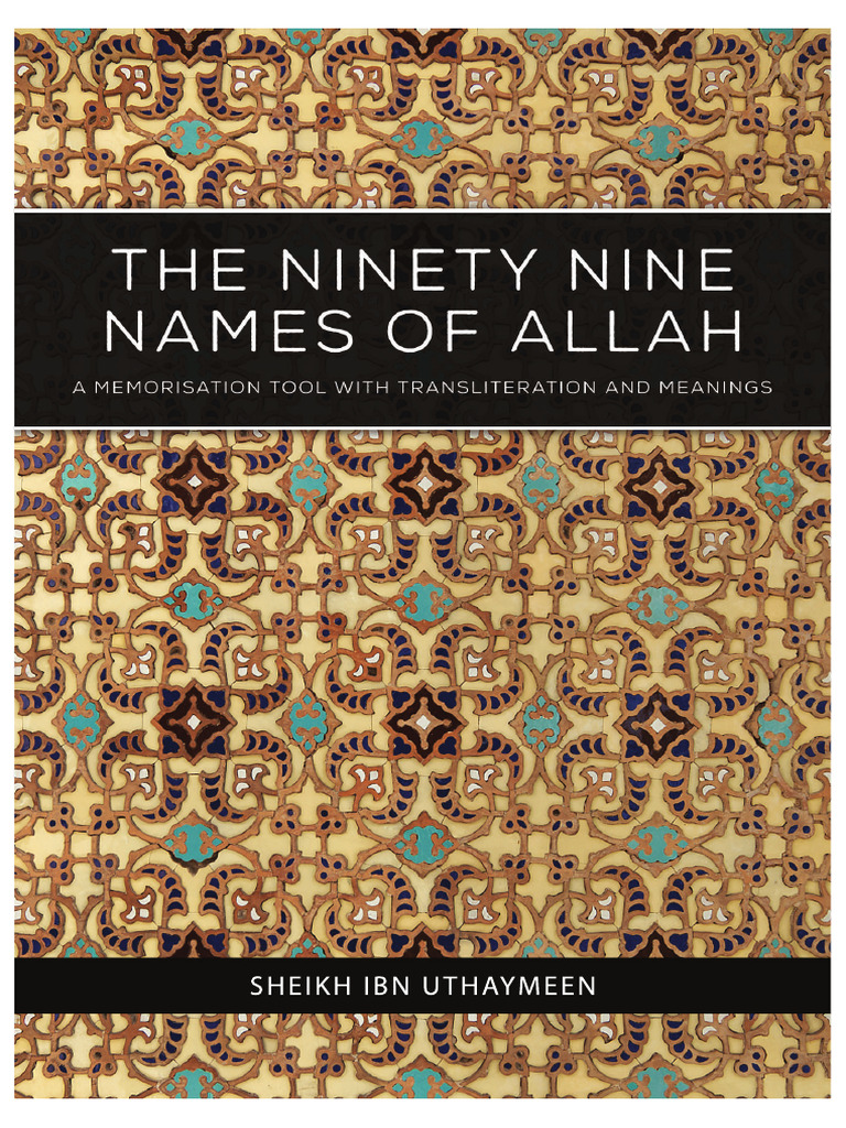 Ninety Nine Names | PDF | God In Islam | Heaven