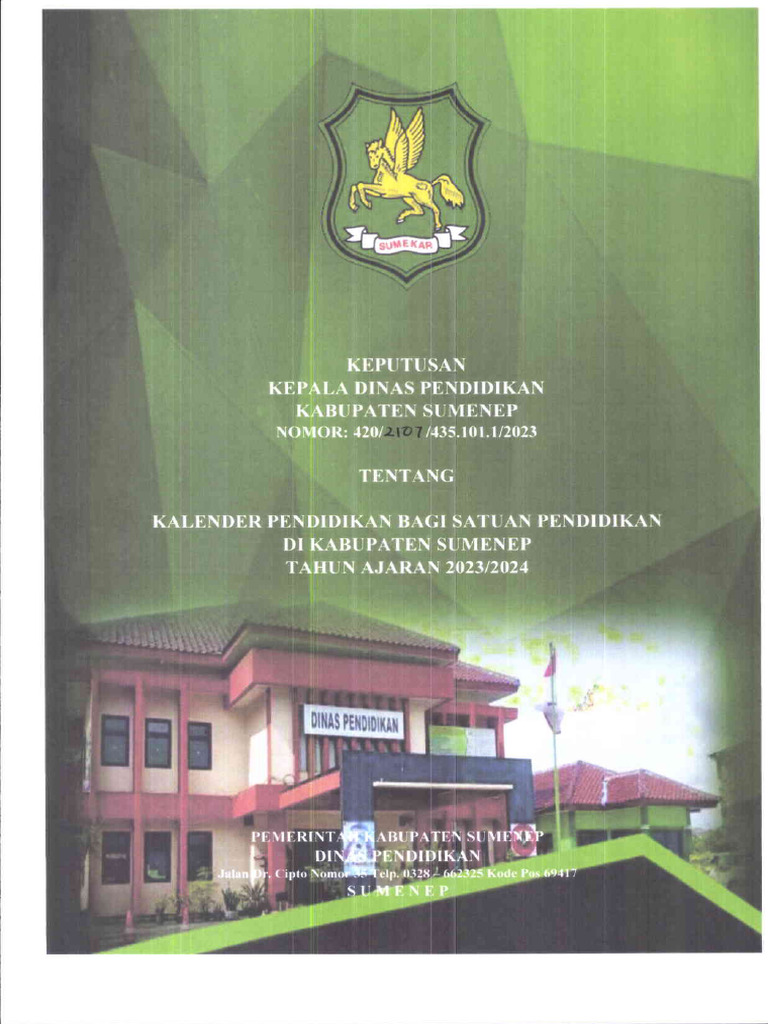 Kalender Pendidikan 2023-2024 | PDF
