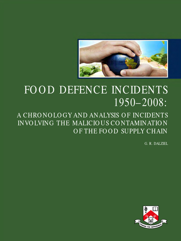 Food Defence Incidents: 1950-2008 Analysis | PDF | Biological Warfare ...