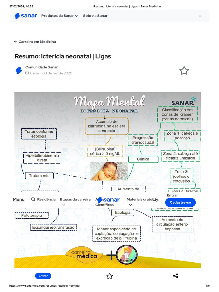 Resumo - Icterícia Neonatal - Ligas - Sanar Medicina | PDF | Bem-estar ... Resumo - Icterícia Neonatal - Ligas - Sanar Medicina | PDF | Bem-estar ...