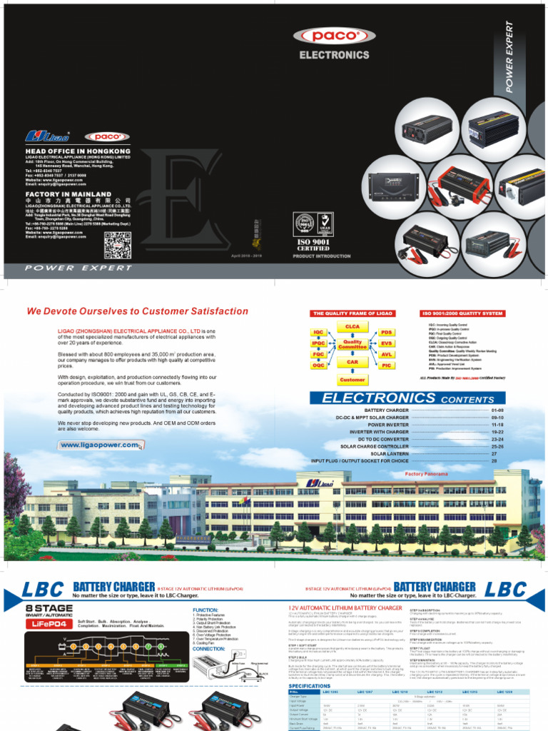 User Manual Datasheet For Paco Products EN | PDF