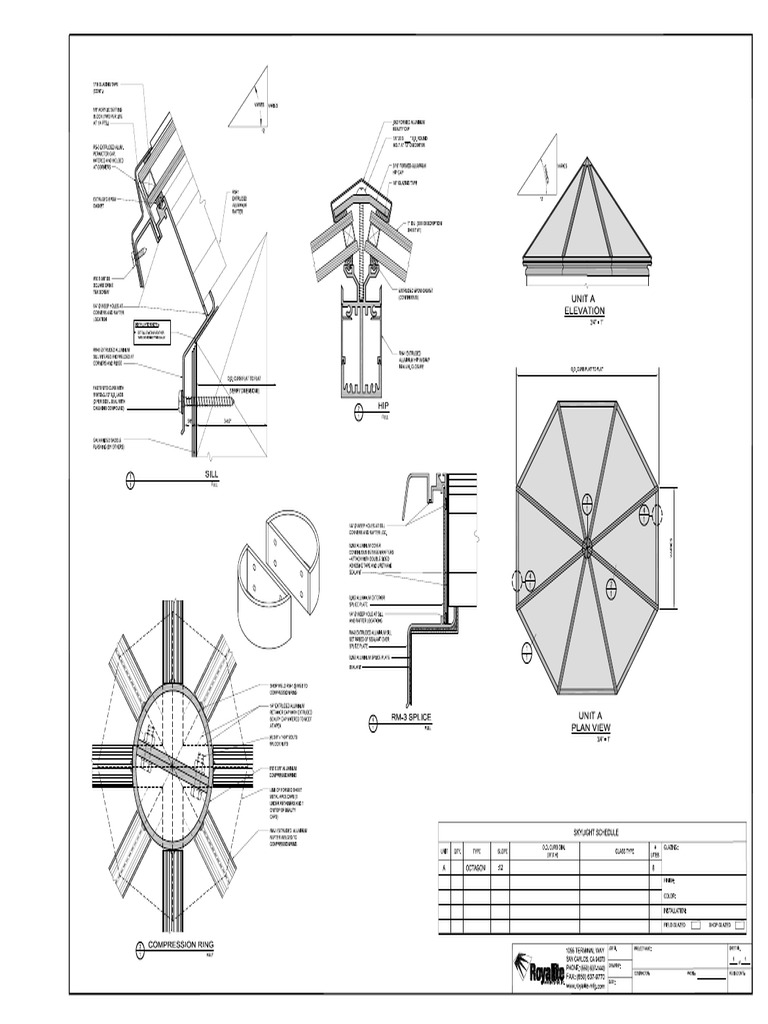 Large Octagon Drawing | PDF