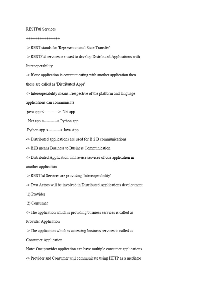 RESTFul Services | PDF | Representational State Transfer | Computer Engineering