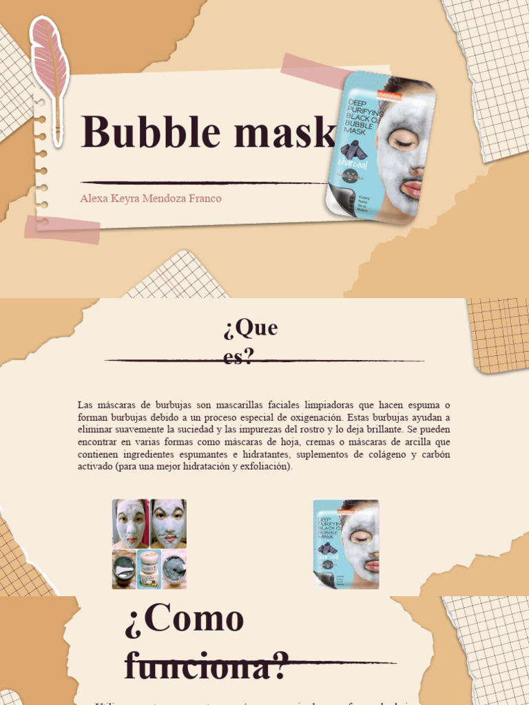 Beneficios y Uso de Máscaras de Burbujas | PDF