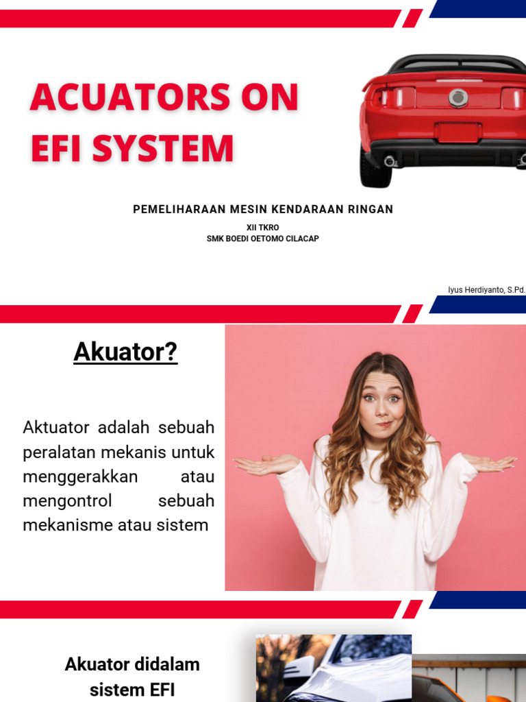 Akuator EFI - Compressed | PDF | Teknologi & Rekayasa