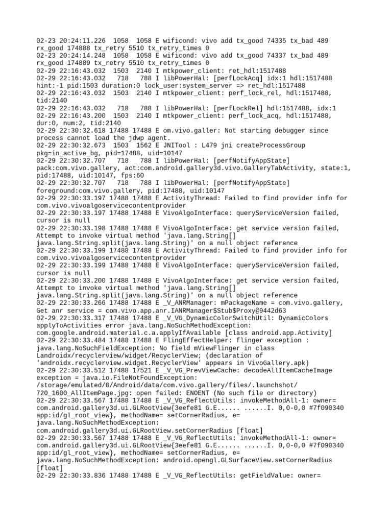 Log | PDF | Computers