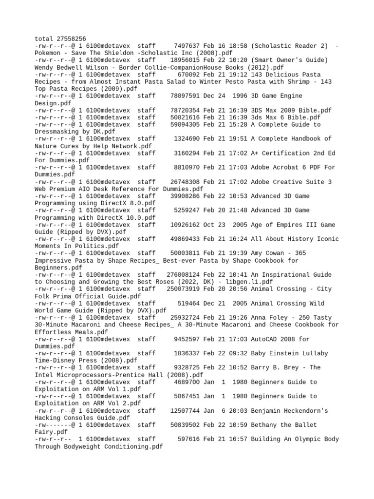 Booklist 7 | PDF | Microsoft Windows | Computing