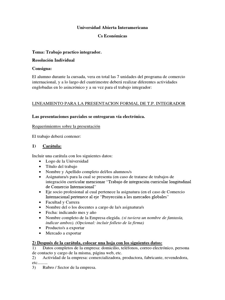 Integrador PARTE 2 UNIDAD 2 | PDF