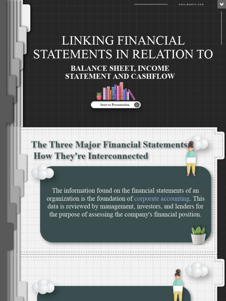 Linking Financial Statements | PDF | Depreciation | Cash Flow Statement