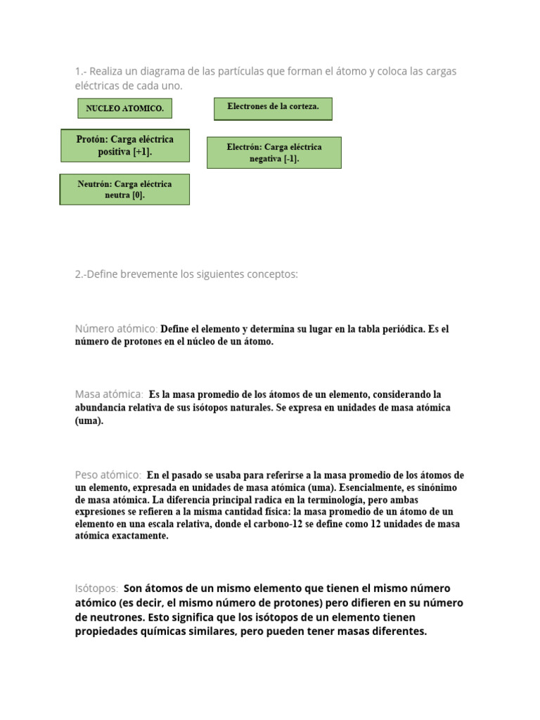 Quimica Act. 2 | PDF