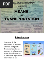 ICSE Class10 Full Geography Transport Project | PDF | Transport | Rail ...