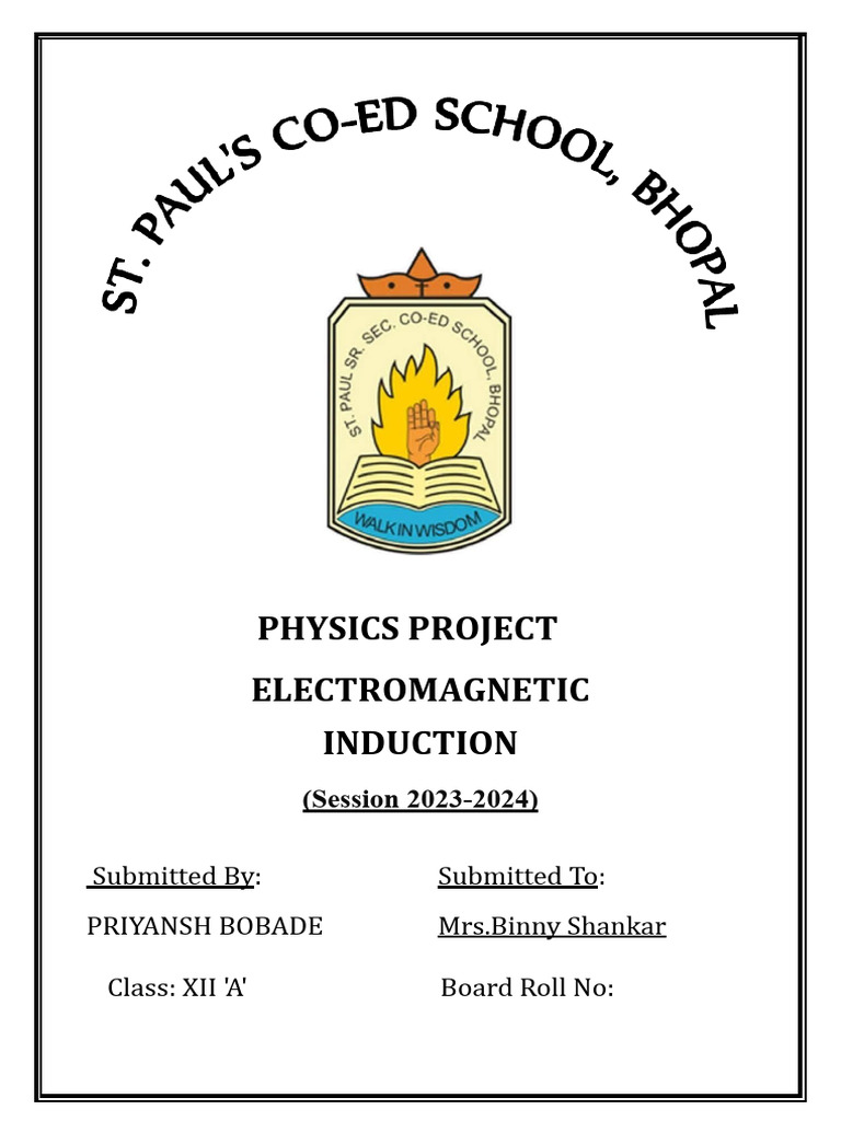 Physics Real Project Final Priyansh | PDF | Career & Growth