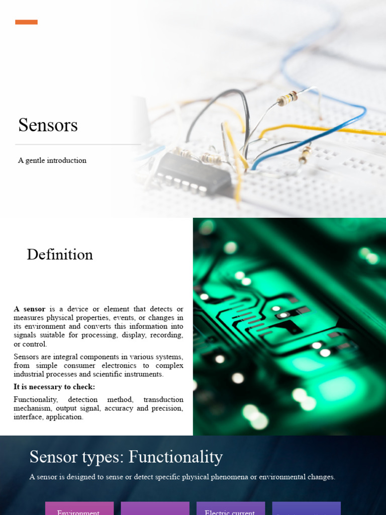 Intro to Sensors for Tech Enthusiasts | PDF | Sensor | Accelerometer