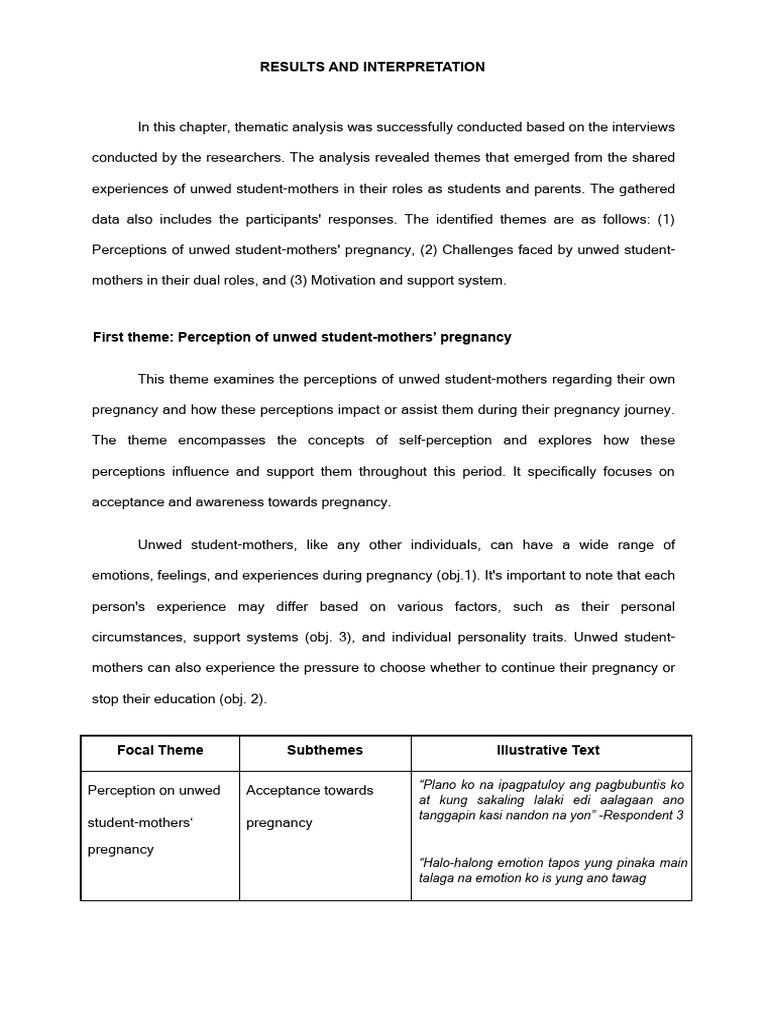 Results And Interpretation Pdf