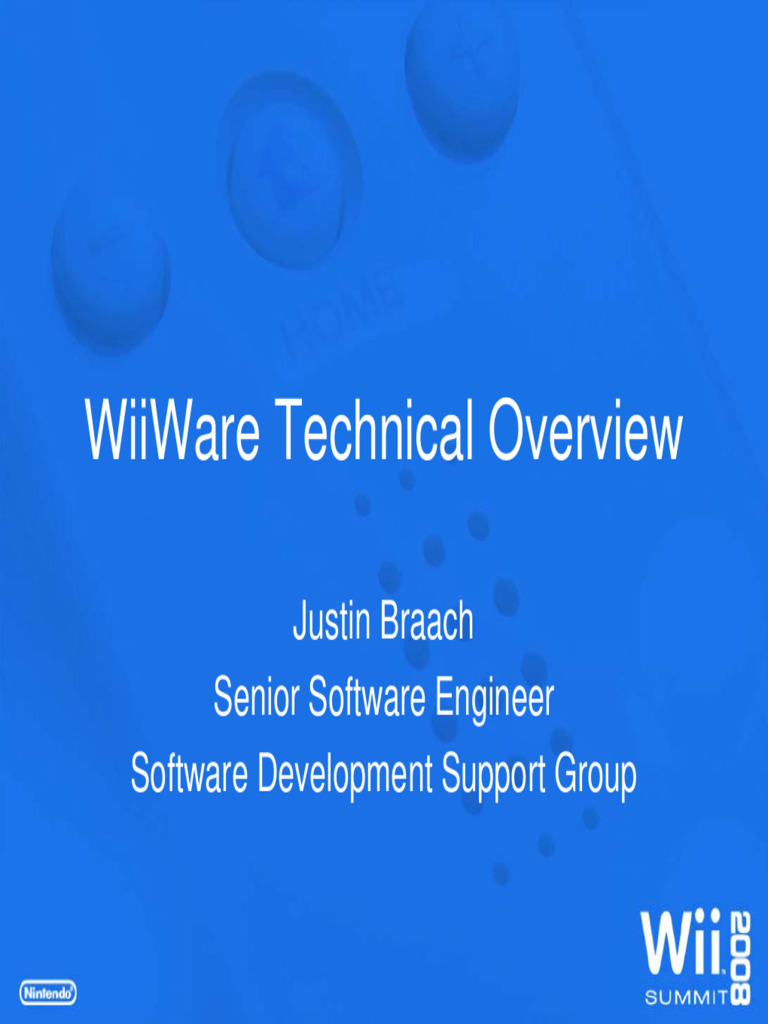 Day2 2 WiiWare Technical Overview | PDF | Data Compression | Texture ...