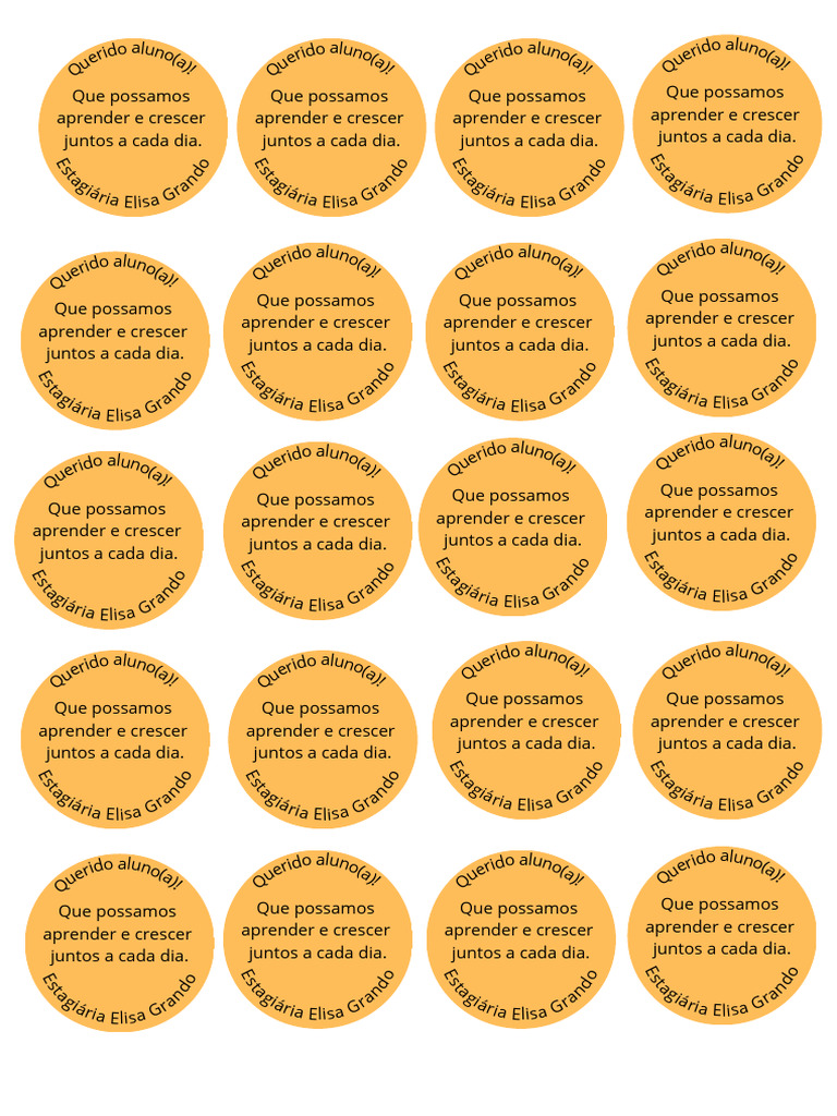 Querido Aluno (A) ! Que Possamos Aprender e Crescer Juntos A Cada Dia ...