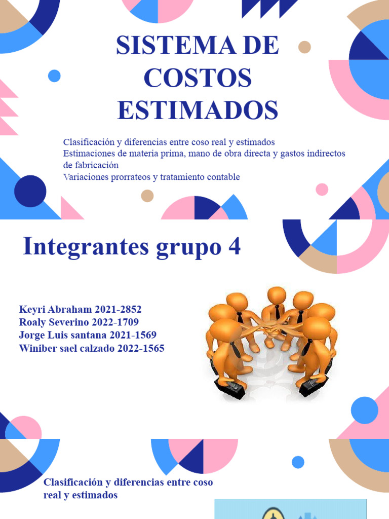 Sistema de Costos Estimados | PDF | Presupuesto | Costo
