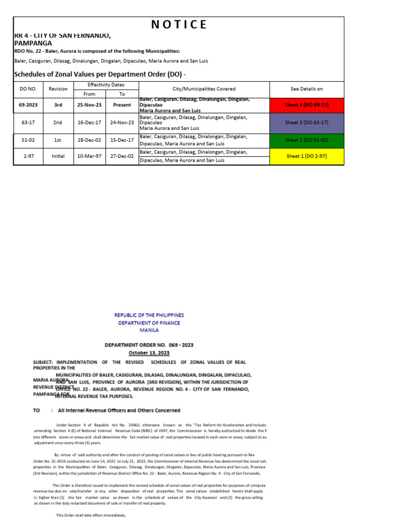 RDO No. 22 - Baler Aurora | PDF