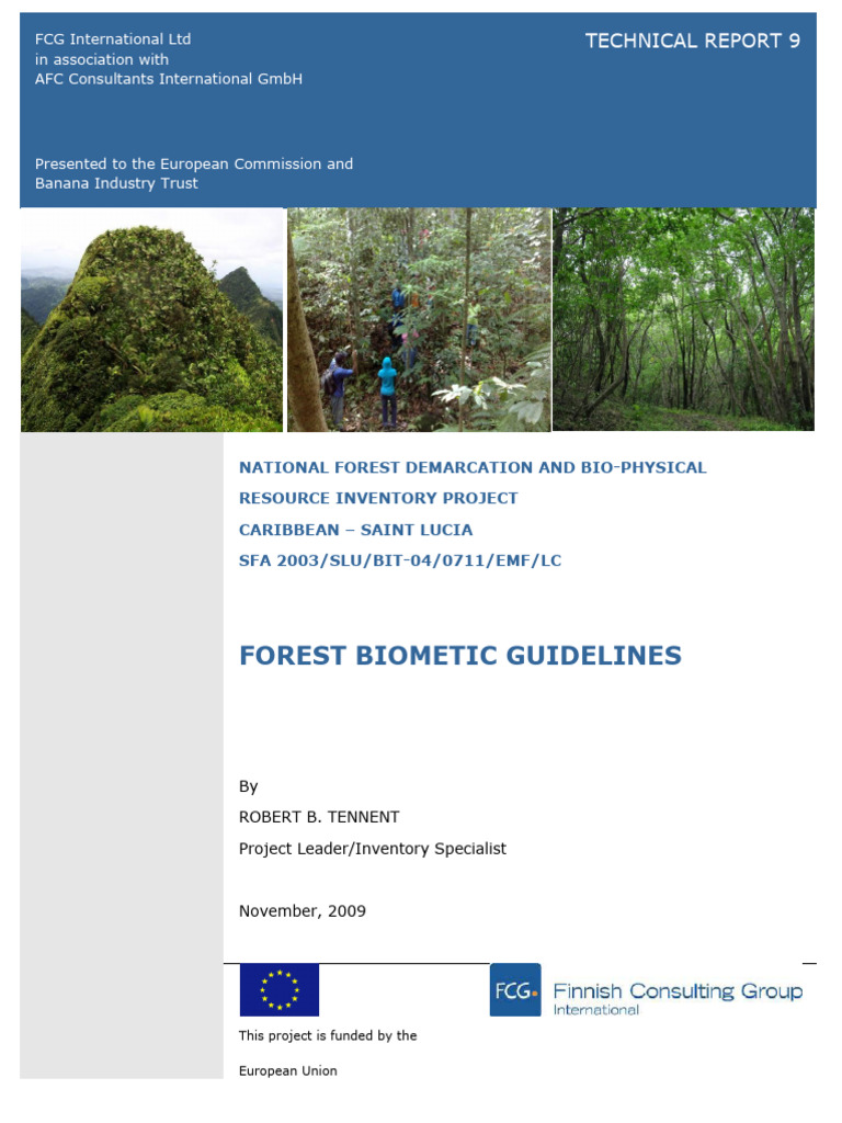 Forest Biometric Guidelines | PDF