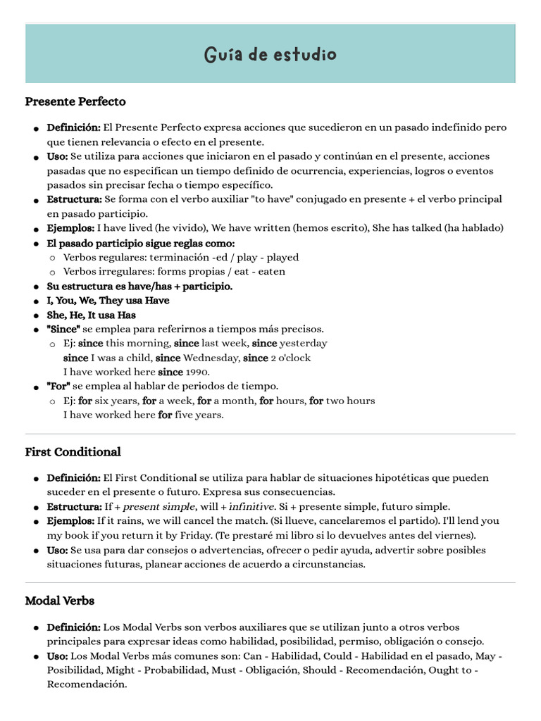 Guía de Estudio Inglés A2.2 | PDF | Internet | Dispositivo móvil