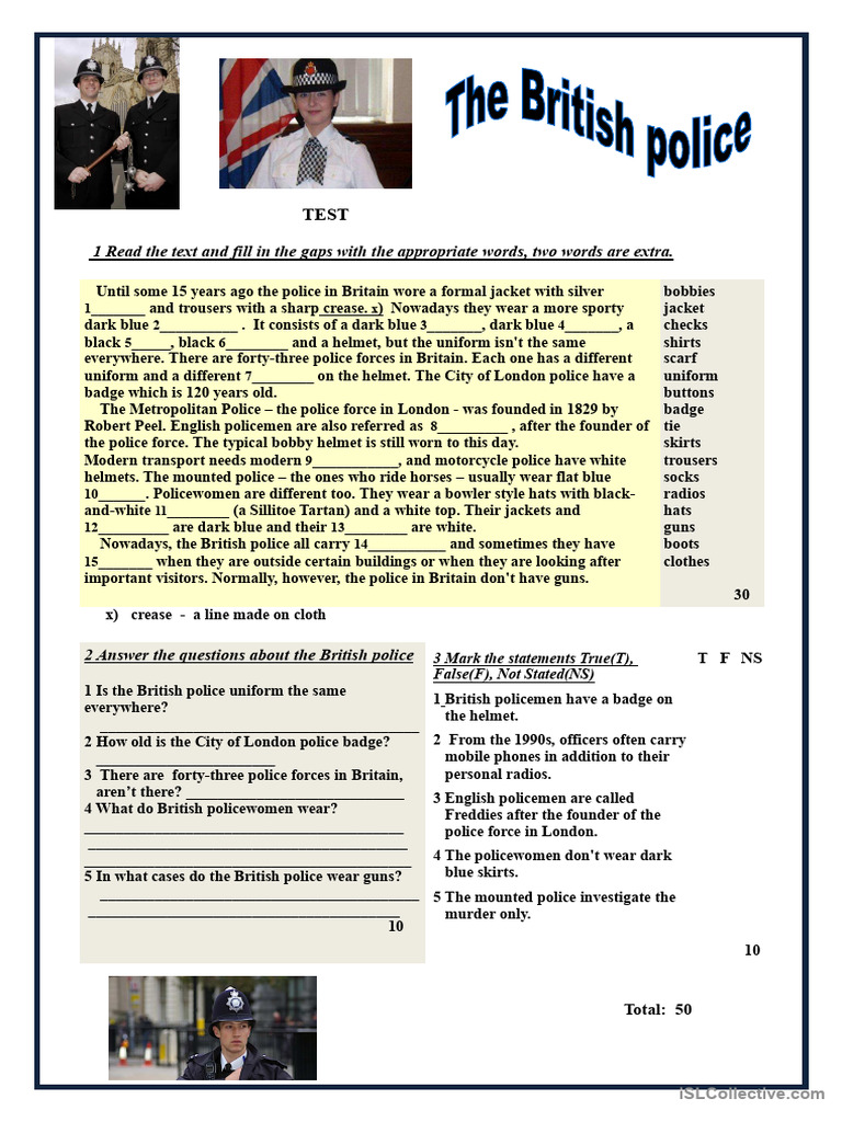 The British Police | PDF | Police | Uniforms