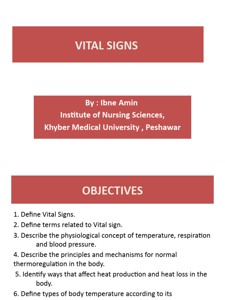 Vital Signs 2 | PDF