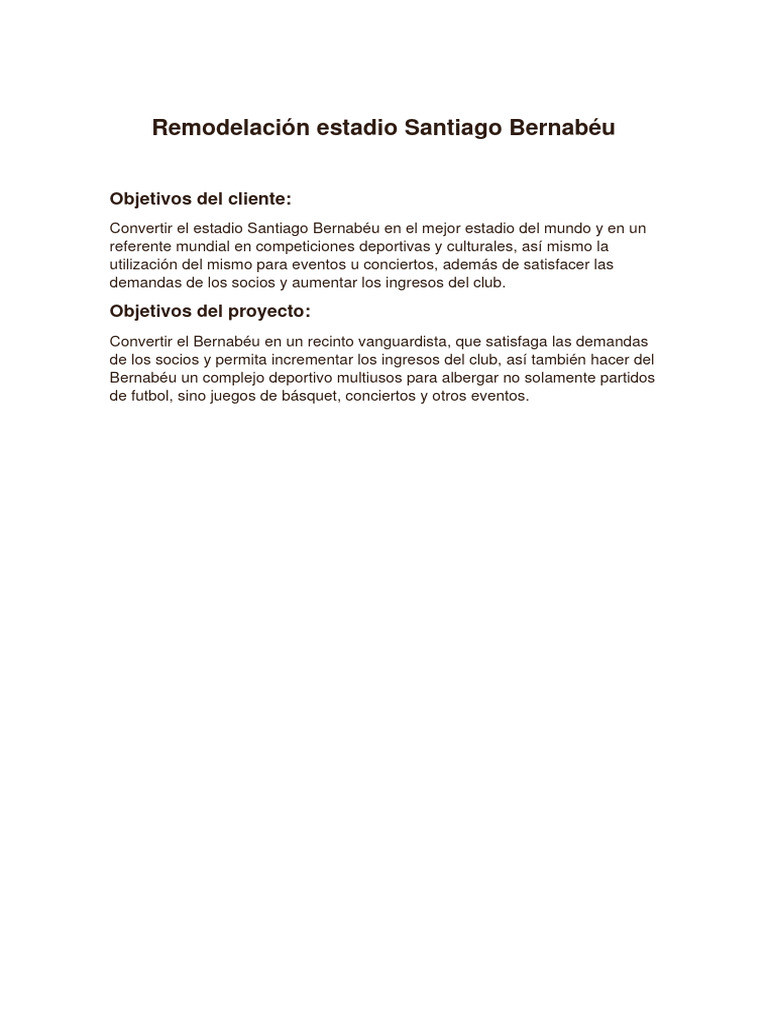 Matriz Pop Santiago Bernabeu | PDF | Estadio | Santiago