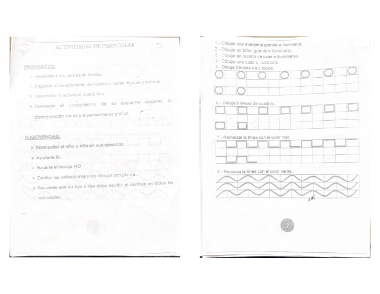 Actividades De Preescolar Pdf