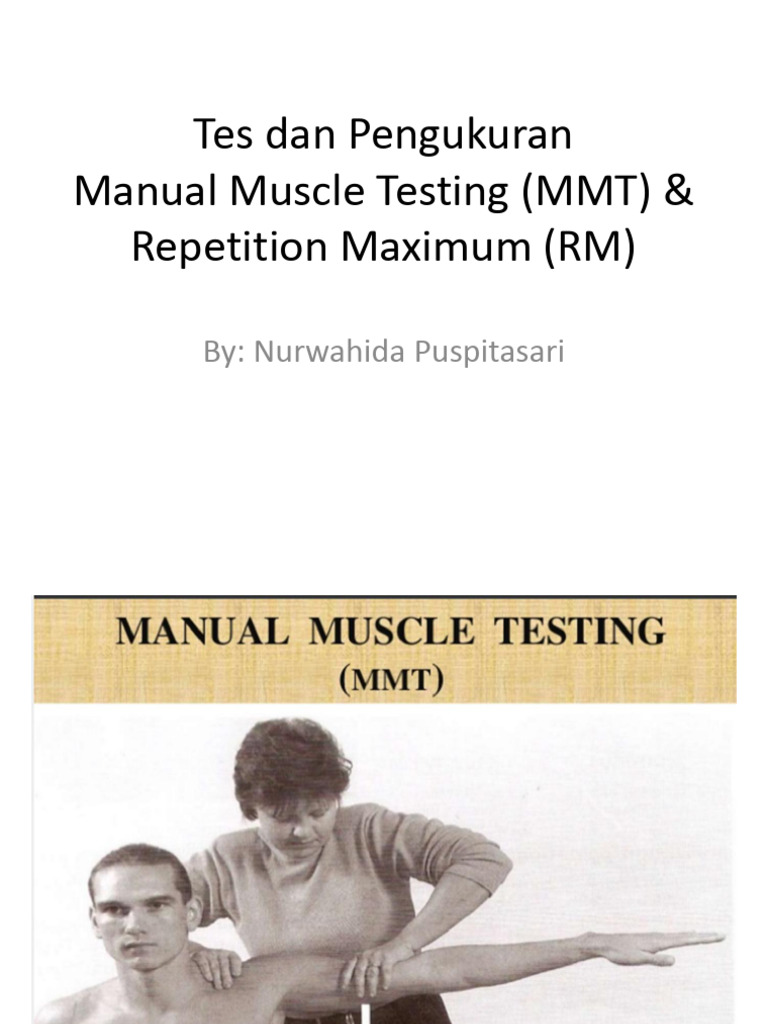 MMT dan Pengukuran 1RM dalam Latihan | PDF
