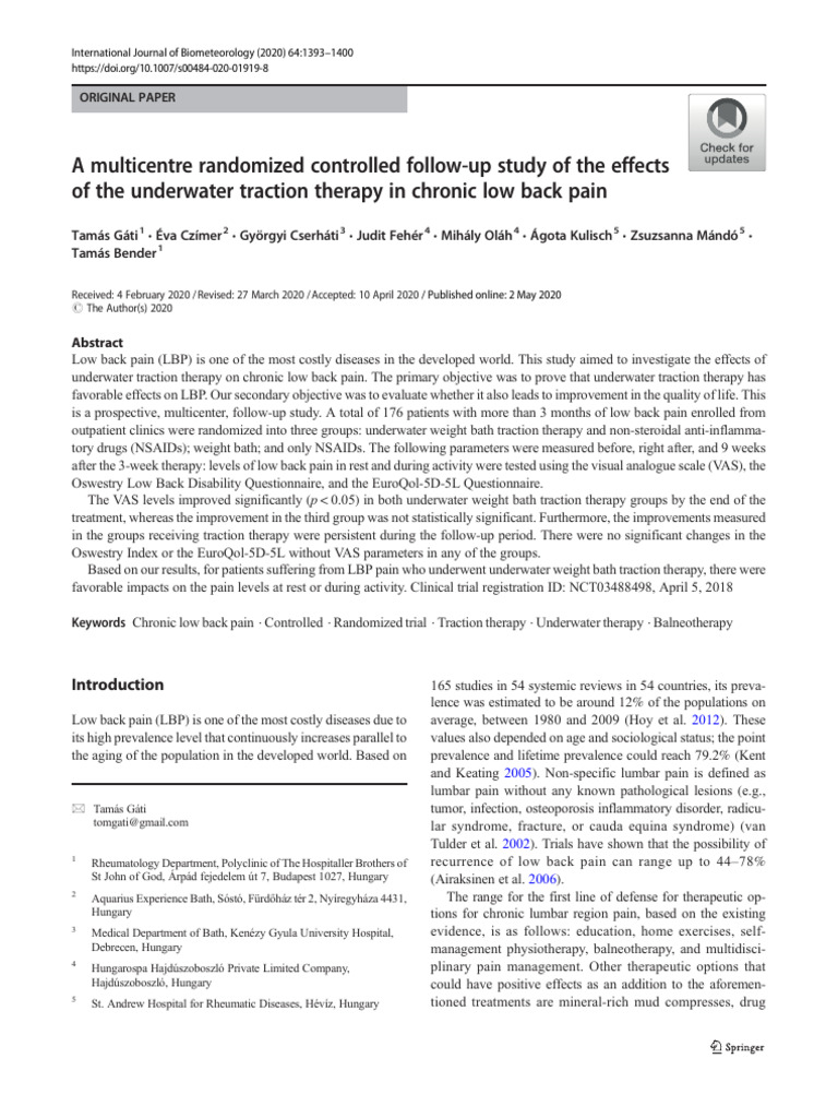 A Multicentre Randomized Controlled Follow-Up Study of The Effects of ... A Multicentre Randomized Controlled Follow-Up Study of The Effects of ...