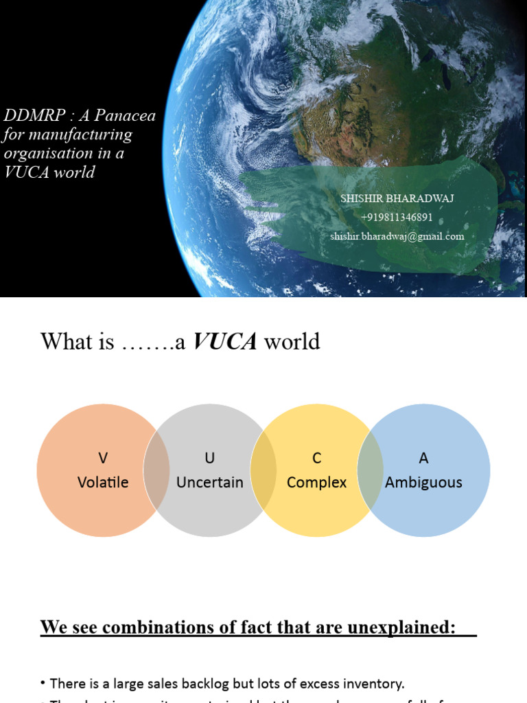 DDMRP For A Vuca World | PDF