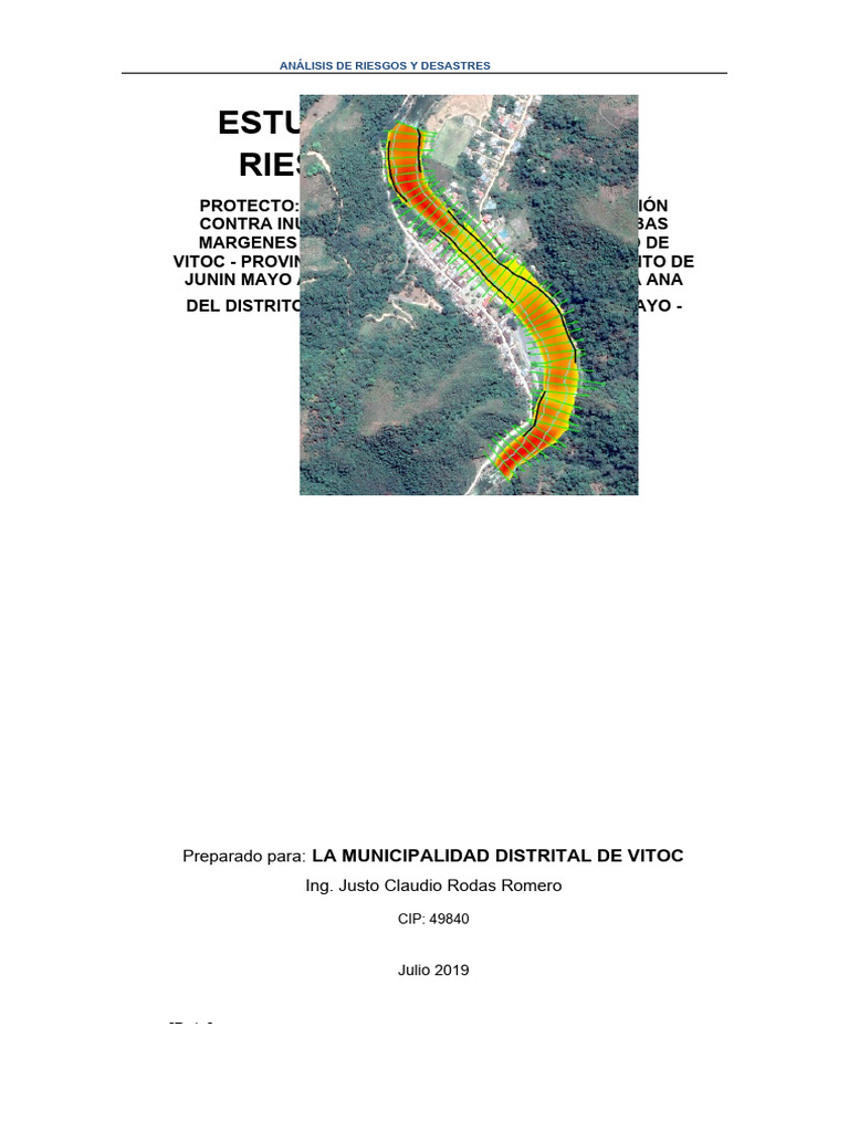 Plan de Riesgos Vitoc | PDF | Infraestructura | Riesgo