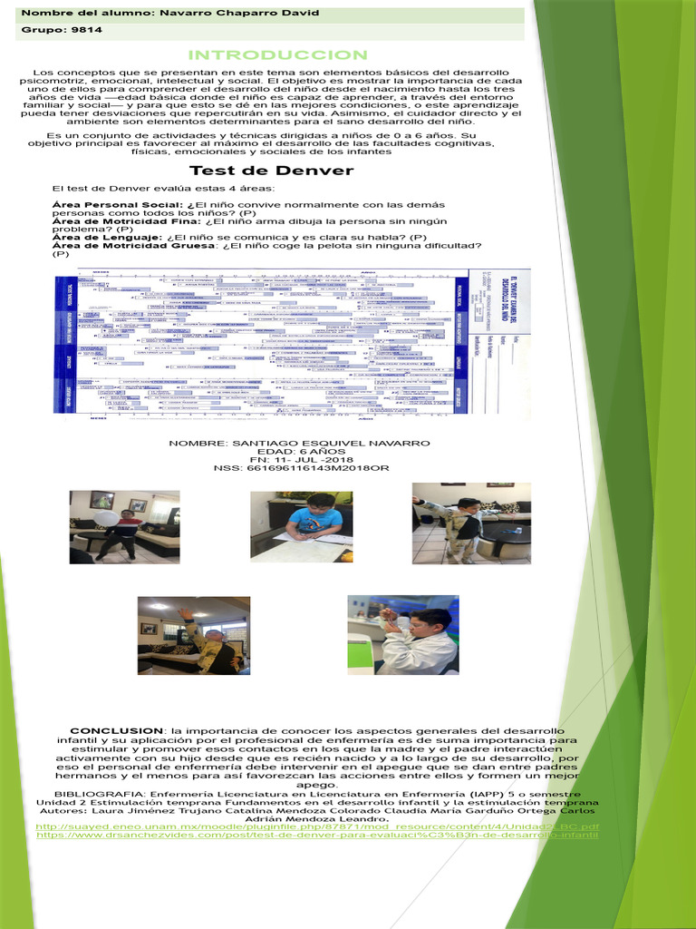 U2 Dnavarro | PDF | Teoría de apego | Aprendizaje