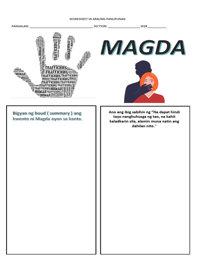 Worksheet Magda 2 | PDF