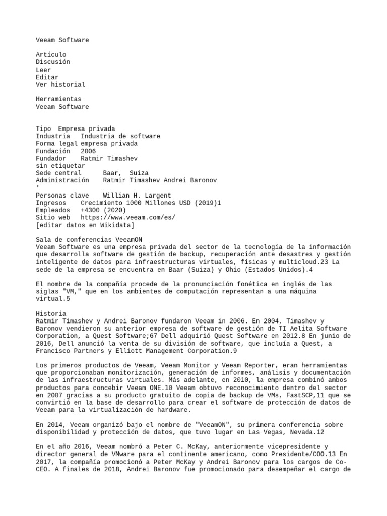Veem | PDF | Informática | Empresas de tecnología de la información de los Estados Unidos