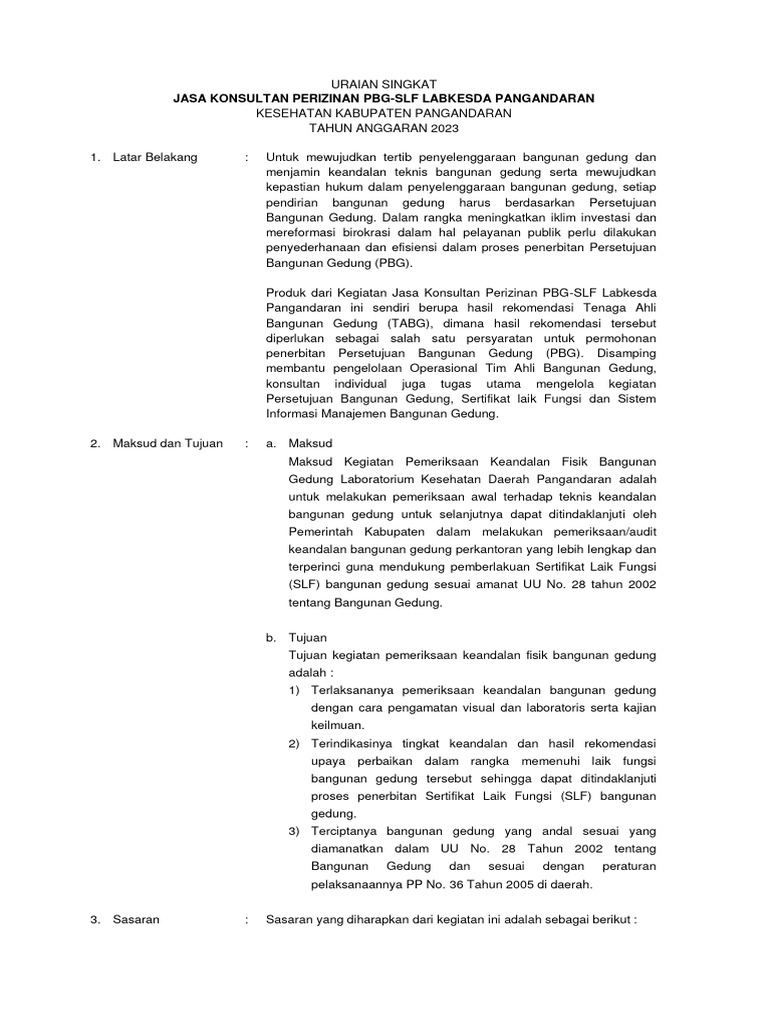 PBG SLF Uraian Singkat VVCVC | PDF