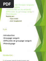Groupage Sanguin | PDF | Groupe sanguin | Tissu biologique