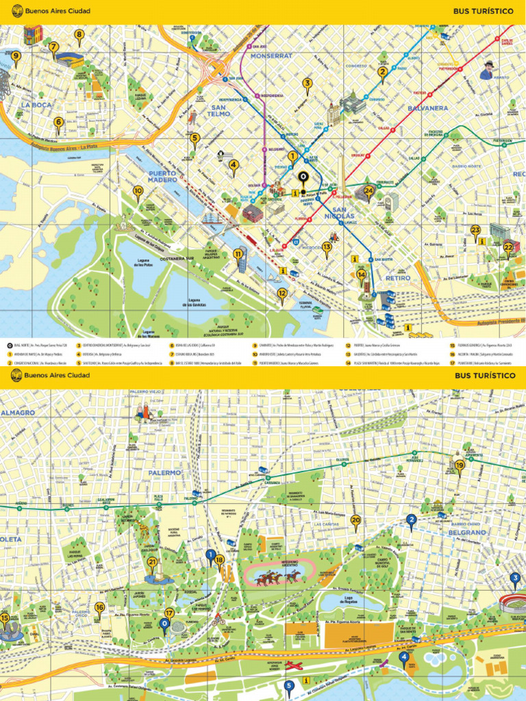 Mapa Bus Turistico Completocaba | PDF