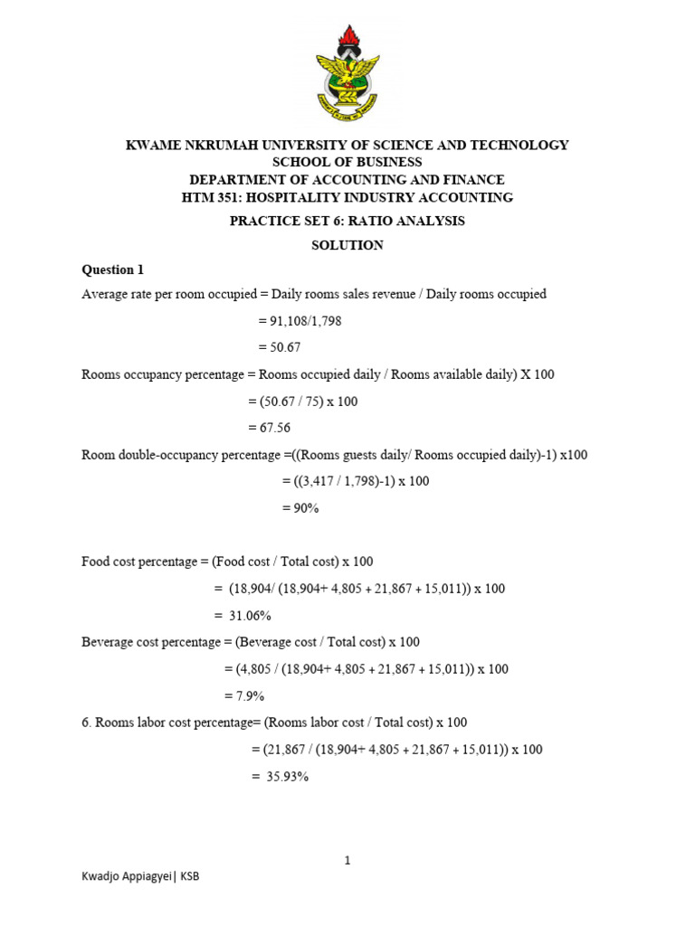 Solution - Worksheet 6 (Analysis) | PDF | Equity (Finance) | Net Income