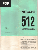 Necchi 523 Sewing Machine Manual | PDF | Textile Arts | Sewing