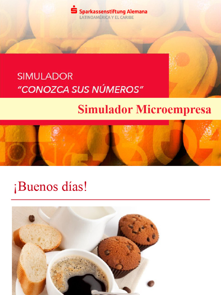 PPT Simulador Microempresas | PDF | Business | Iniciativa empresarial