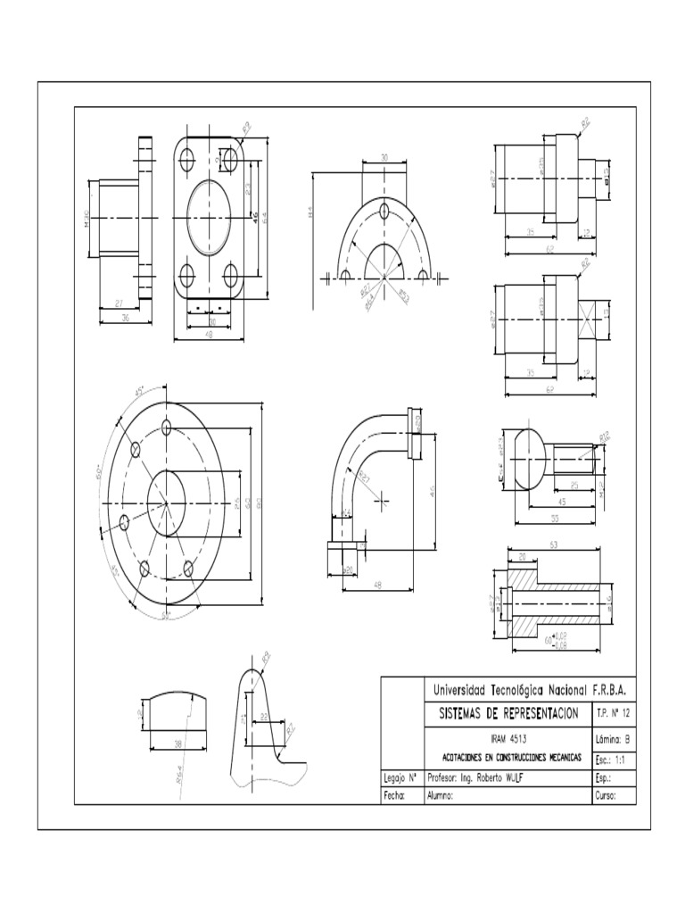 Iram 4513-2016 - Acotaciones Lámina B | PDF