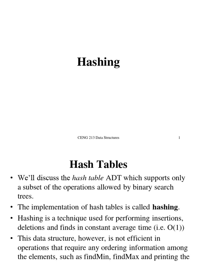 Hashing | PDF | Information Retrieval | Mathematical Logic