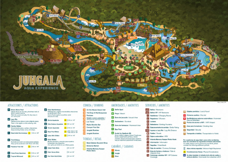 Jungala Waterpark Map | PDF
