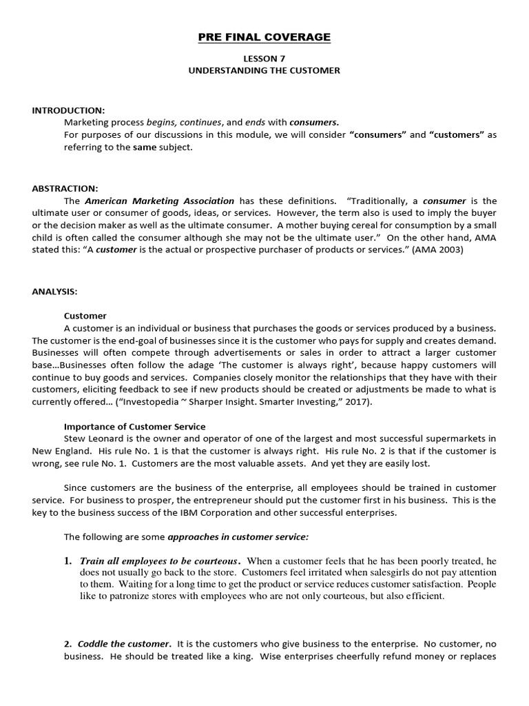 Pre Final Coverage | PDF