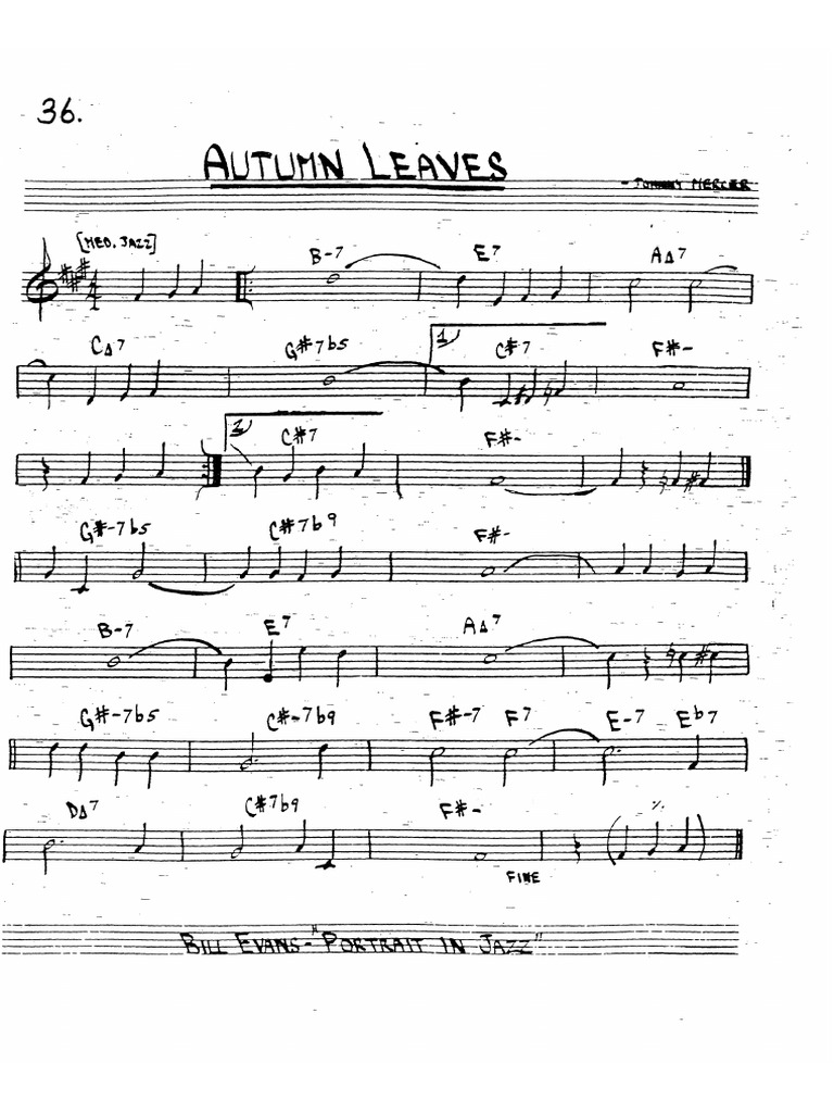 Autumn Leaves BB | PDF