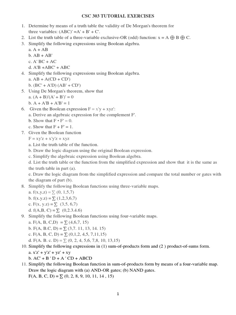 Wa0077 | PDF | Boolean Algebra | Teaching Mathematics