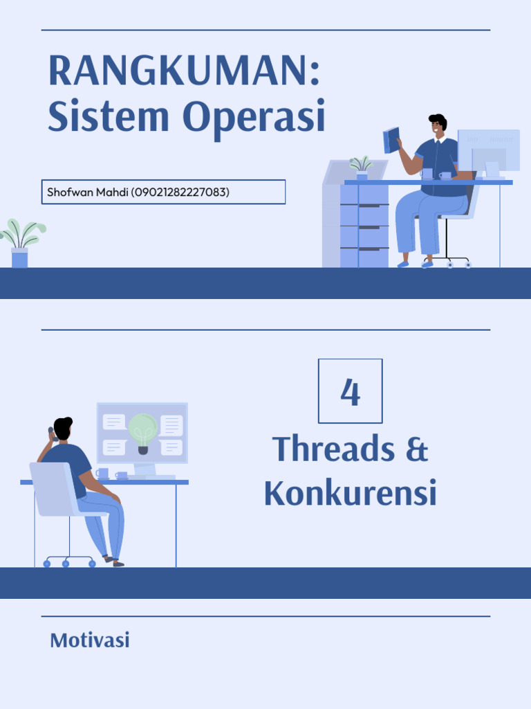 Rangkuman Sistem Operasi "Threads and Konkuensi" | PDF | Komputer | Teknologi & Rekayasa