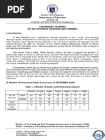 Individual Class Program SY 2024 2025 - Revised | PDF